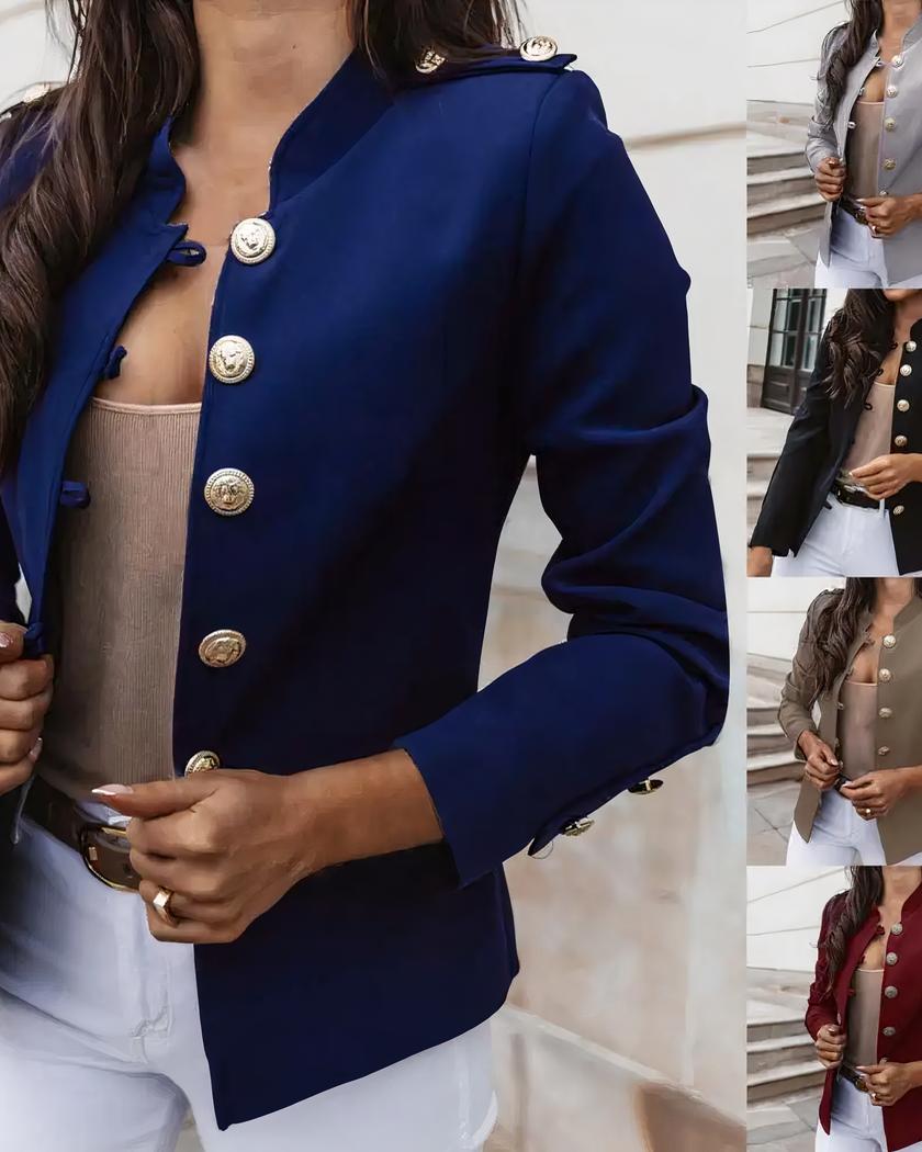 Blazer femme chic style officier • Mon blazer