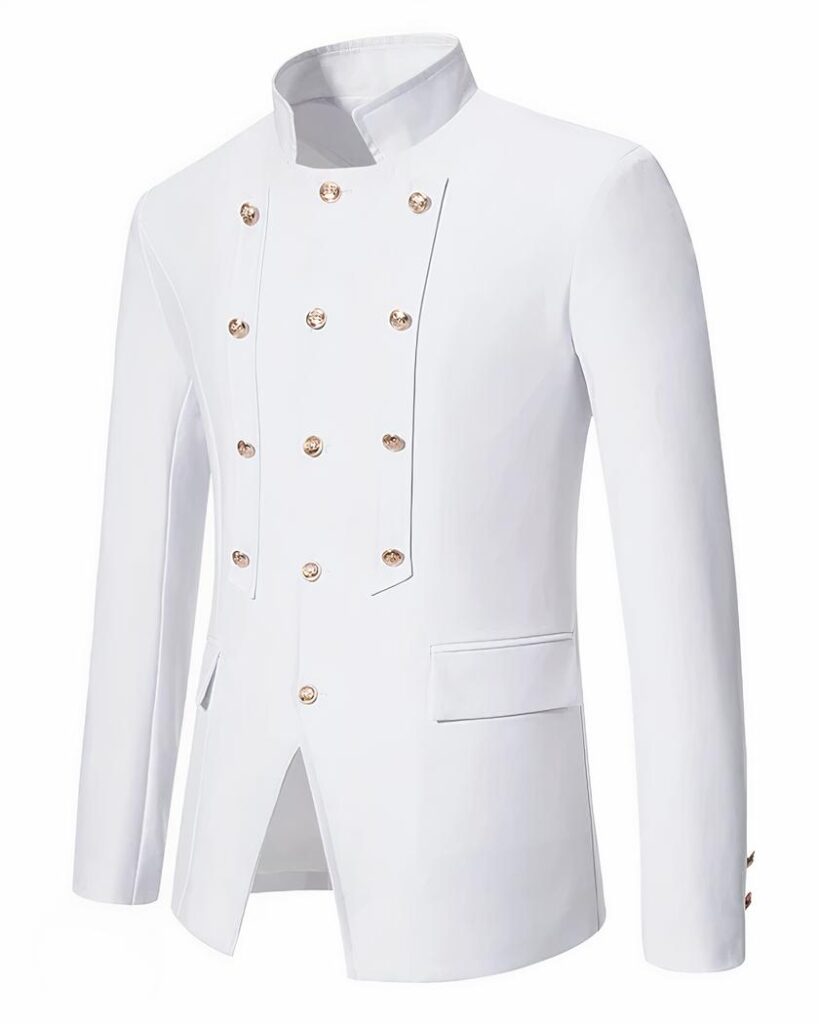 Blazer col Mao homme style officier • Mon blazer
