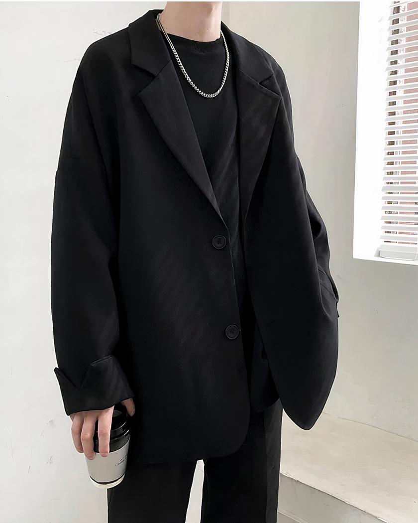 Blazer oversize homme manches à revers • Mon blazer